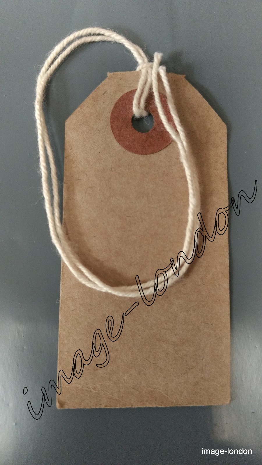 Manila Brown Buff Strung Tie On Tags Labels Retail Luggage tags with ...