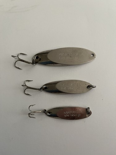 Vintage 3 Acme Tackle Kastmaster Chrome Fishing Lures | eBay