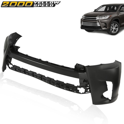 Front Bumper Cover Fit for 2017 2018 2019 Toyota Highlander Replacement ...