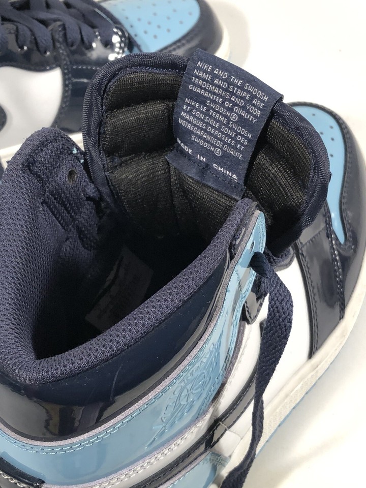 Nike Air Jordan 1 Retro High UNC Patent Leather CD0461-401 Size 7 | eBay