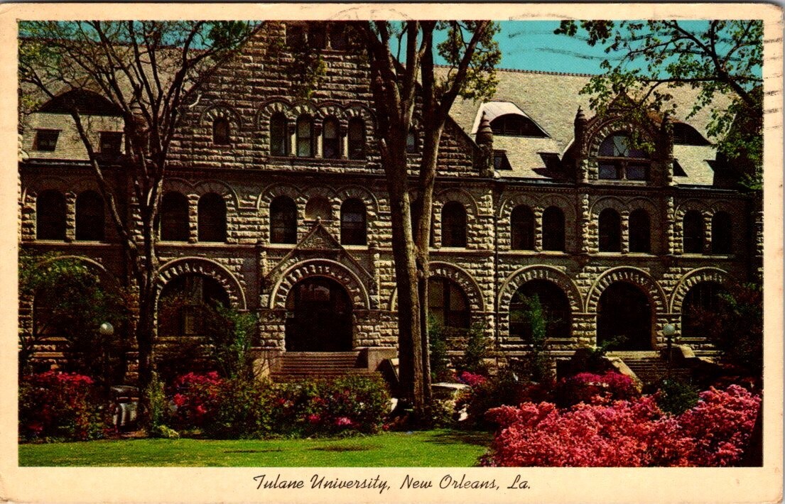 vintage Louisiana Postcard Tulane University New Orleans LA (a5) | eBay