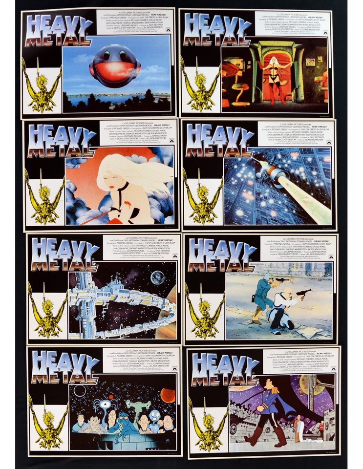 Heavy Metal Fotobuste Gerald Potterton Candy Susan Roman Harold Ramis ...