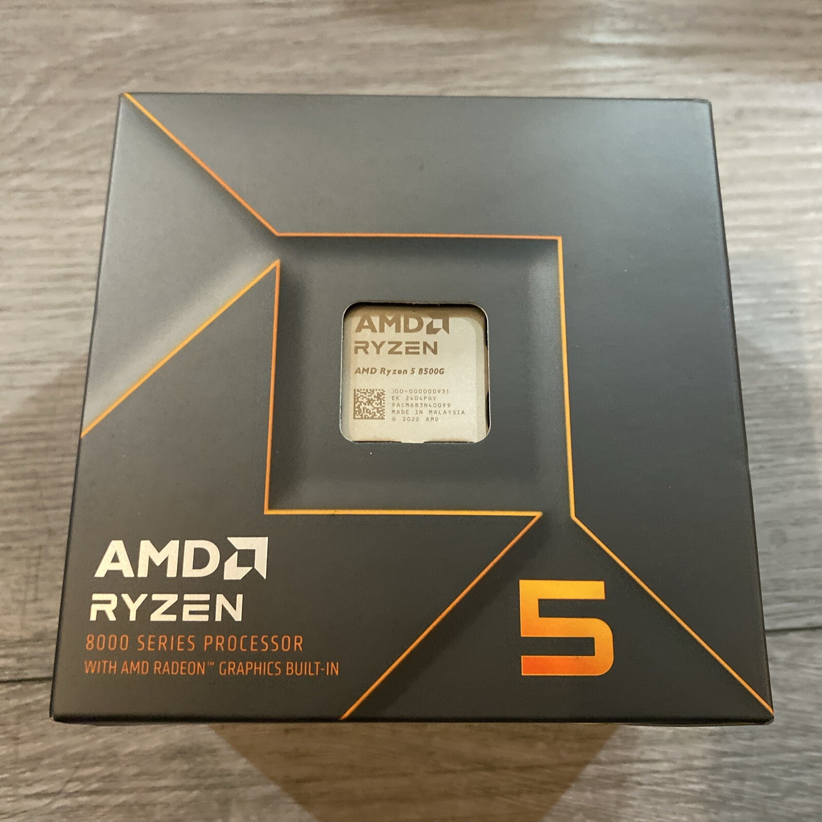 AMD Ryzen 5 8500G - Ryzen 5 8000-G Series 6-Core 3.5 GHz Socket AM5 65W ...