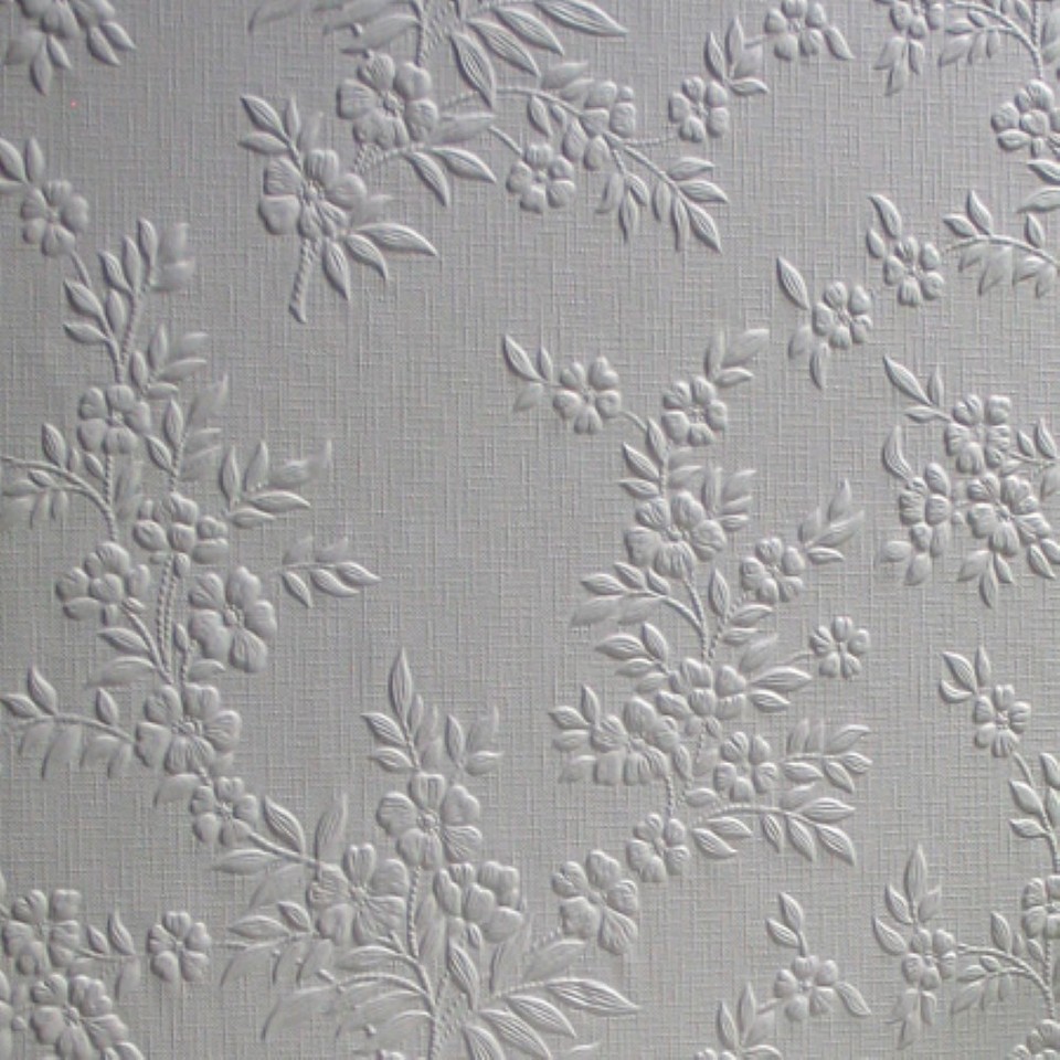 Anaglypta White Textured Embossed Paintable Wall & Ceiling Wallpaper ...