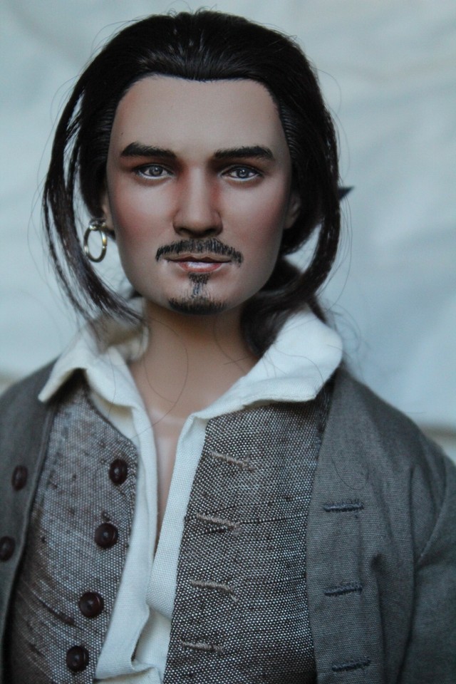 Tonner Matt 17" OOAK POTC WILL TURNER Orlando Bloom Repaint Art Doll ...