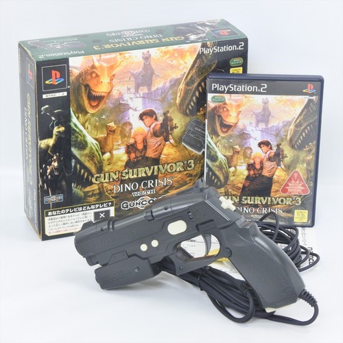 PS2 GUN SURVIVOR 3 + Gun Controller 2 Boxed Playstation 2 Work for CRT ...