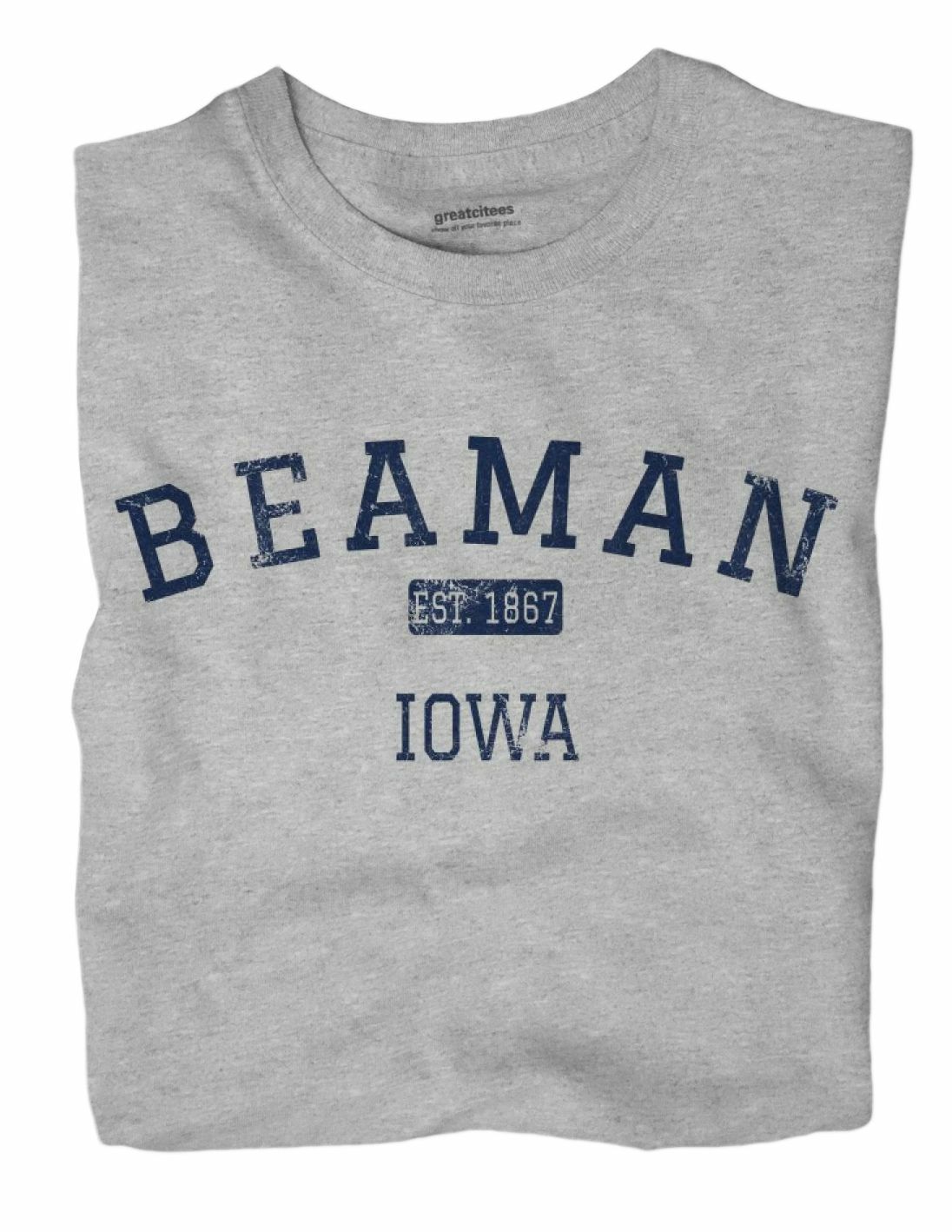 Beaman Iowa IA T-Shirt EST | eBay