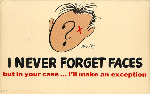 I Never Forget A Face In Your Case I'll Make An Exception Humor Comic ...