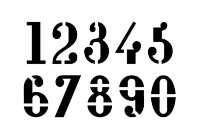 Victorian Font Numbers Letterhead Fonts / Euphoria 2 / Vintage Fonts