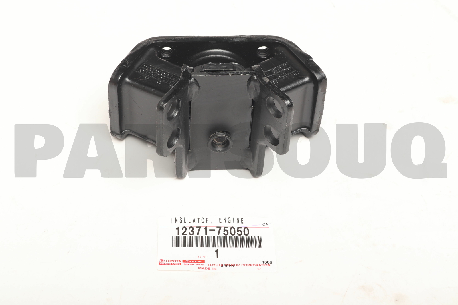 1237175050 Genuine Toyota INSULATOR, ENGINE MOUNTING, REAR NO.1 12371 ...