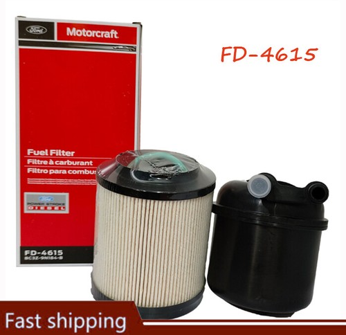 OEM 1 Set Diesel Fuel & Oil Filter FD4615 Motorcraft For Ford F-250 6 ...