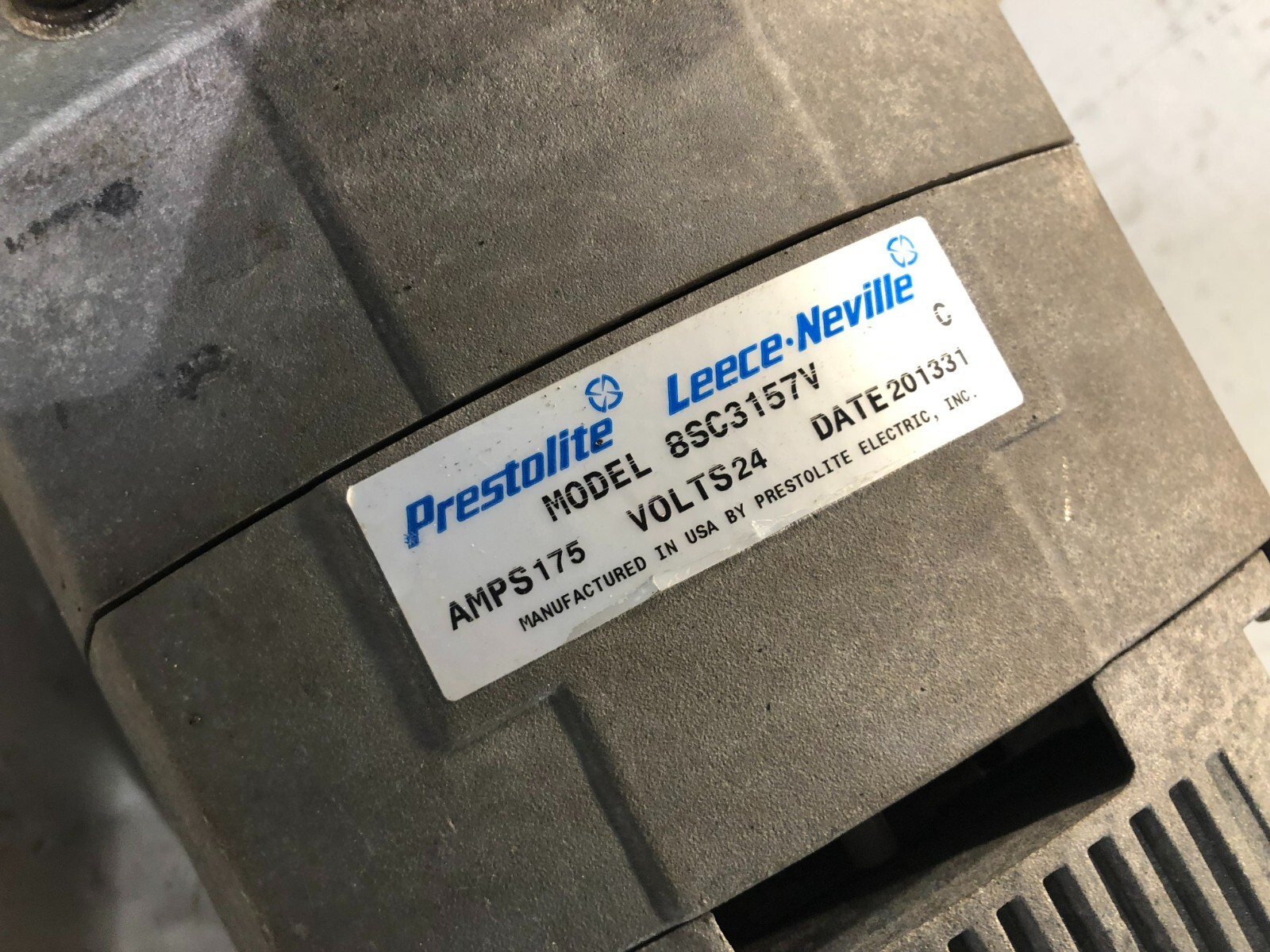 John Deere 6068 Leece Neville 175 Amp Alternator High Amp Hi Output ...