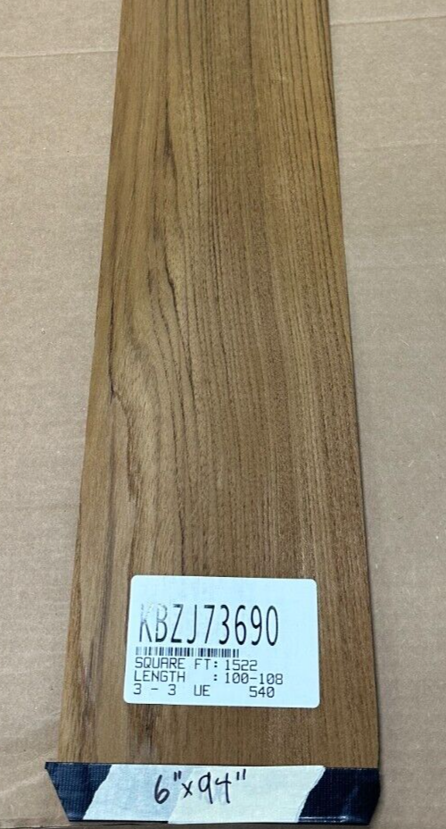 Teak Quarter Cut grain wood veneer 6" x 94" raw 1/42" thickness | eBay