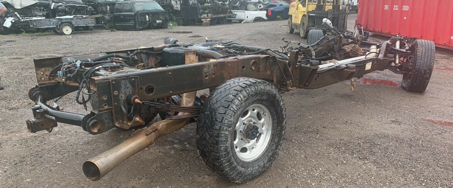 2008 Ext Cab Short Bed 4WD Rolling Chassis Frame Chevy GMC 2500HD 3.73 ...