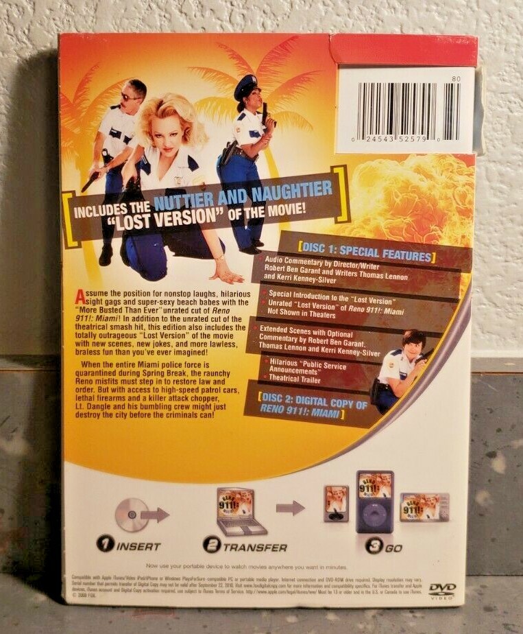 Reno 911 Miami Dvd