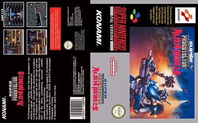 - Super Probotector Contra SNES Box Art Case Insert Cover Case Only | eBay