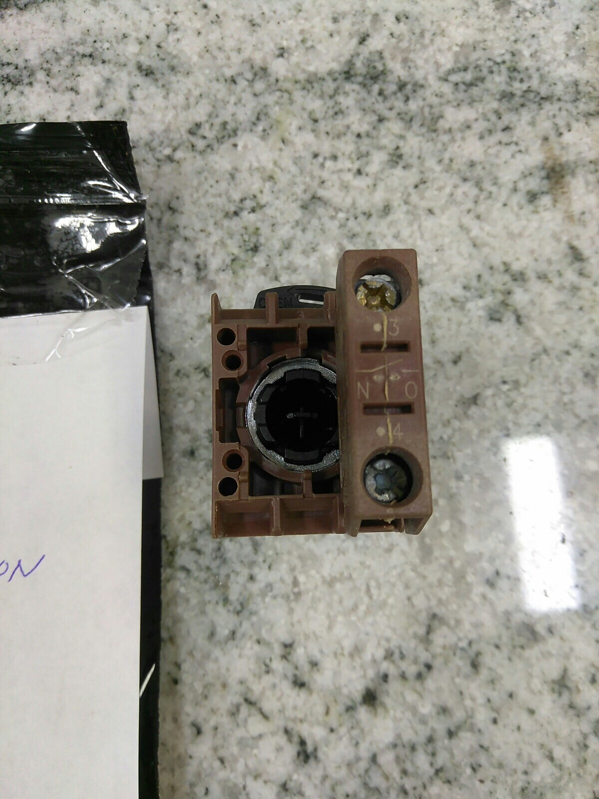 GE CEMA P9B01VN CONTACT ELEMENT W/Black START Push Button (DF1 | eBay