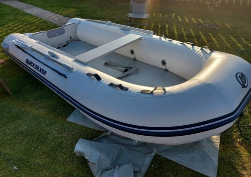 Quicksilver 3.2m Airfloor Sib With Launch Wheels, front air canopy ...