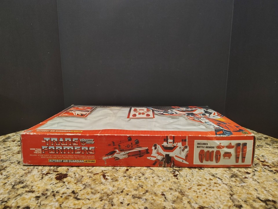 Jetfire G1 1985 TRANSFORMERS Vintage Original Hasbro Takara BOX ONLY w ...