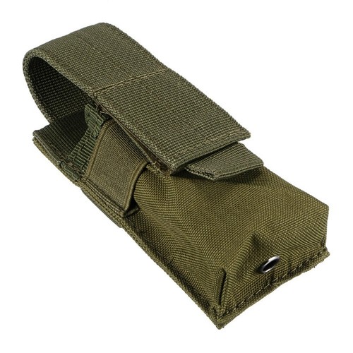 Green Tactical Molle Flashlight Holder Holster Flashlight Pouch Torch ...