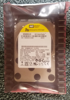 Western Digital VelociRaptor 600GB SATAIII 2,5" Hard Drive WD6000HLHX ...