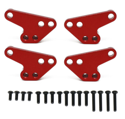 Alloy Machined Lower Shock Mount(4) Lift Kit for Traxxas 1/10 Maxx V2 w ...
