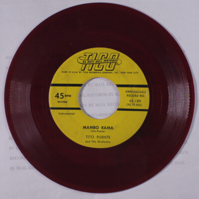 TITO PUENTE: mambo rama / tropicana TICO 7" Single 45 RPM | eBay