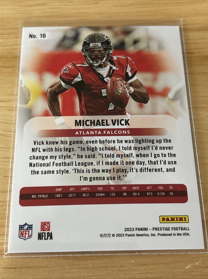 2023 Prestige Michael Vick card #16 | eBay