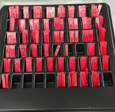 Engraving - Block Font