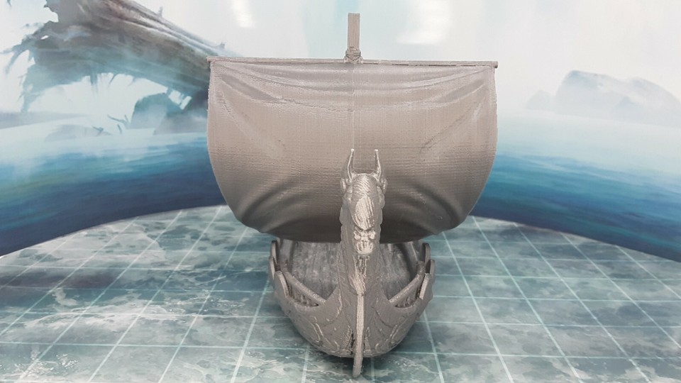 Viking Barbarian Long Ship Boat Scatter Terrain Scenery 28mm Dungeons ...