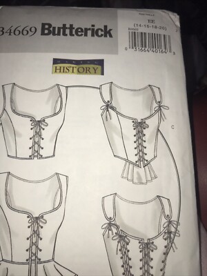 Butterick B4669 Pattern 14 - 20 Corset Assorted Styles/Sizes 'Making ...