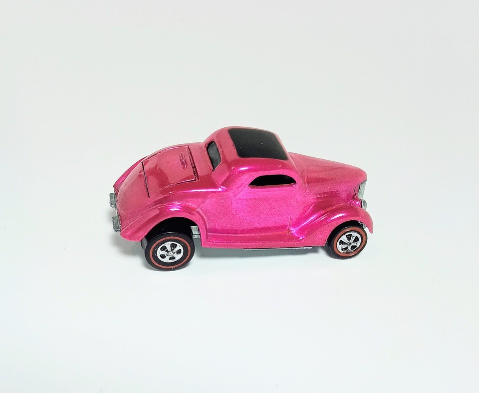 1968 HOTWHEELS REDLINE CLASSIC 36 FORD COUPE HOT PINK MINT CONDITION ...