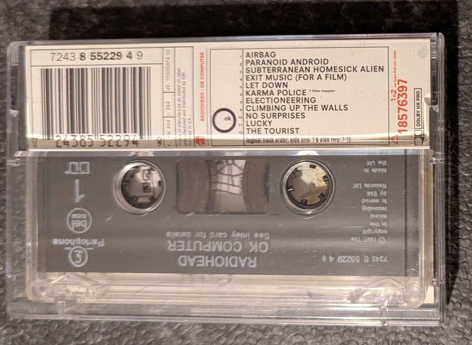 Vintage Cassette Tape RADIOHEAD - OK Computer 1997 | eBay UK
