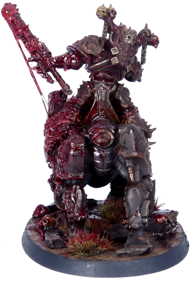 Warhammer 40K Chaos World Eaters Lord on Juggernaut | eBay.de
