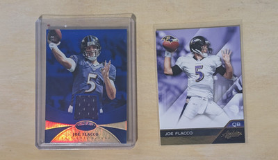Joe Flacco Football LOT Jersey Patch Card MEM | eBay