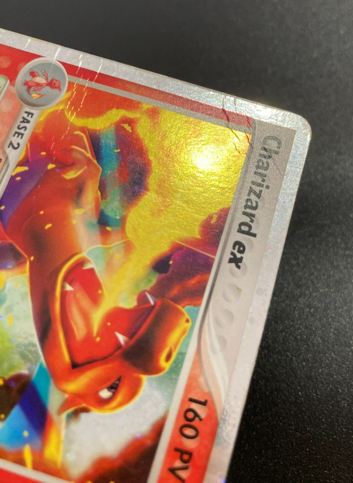 Pokemon Karte Charizard Ex Holo 105/112 EX RotFeuer Und GrünBlatt ITA ...