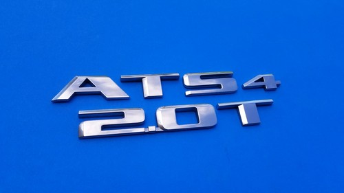 13 14 15 16 17 18 19 CADILLAC ATS4 2.0T REAR EMBLEM LOGO BADGE SYMBOL ...