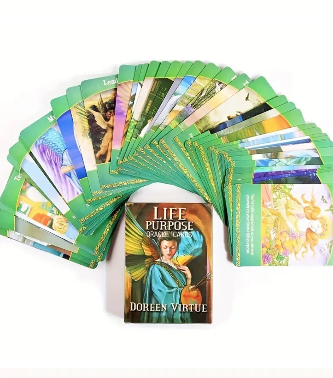 NEW Doreen Virtue Life Purpose Oracle Deck 44 Oracle Cards & pdf guide ...