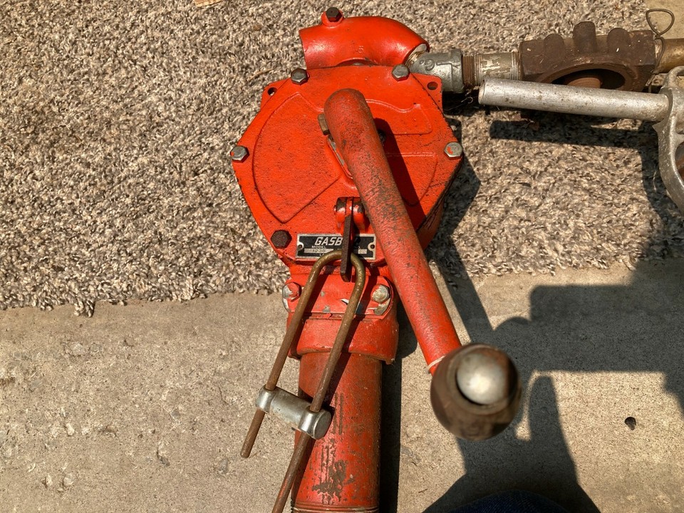 Gasboy Model 1230 Rotary Hand Pump Fuel Gas Transfer Pump GALLON GAS ...