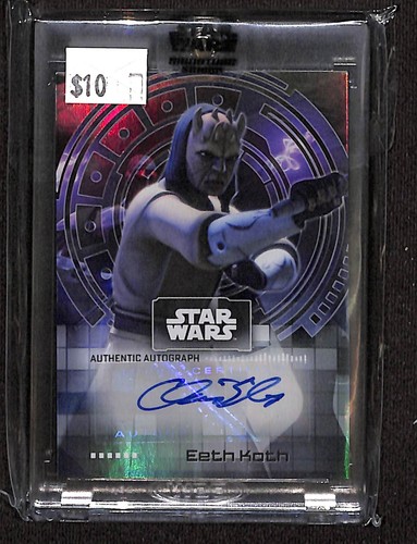 2023 Star Wars Signature Series #A-CE Chris Edgerly Eeth Koth Auto | eBay