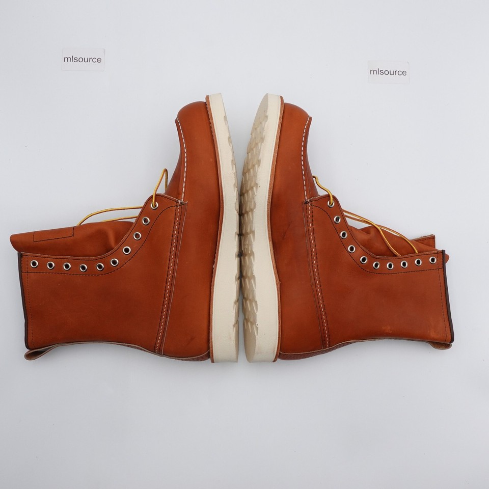 Size 11 Men's Red Wing 877 8-inch Classic Moc Boots Brown Leather | eBay