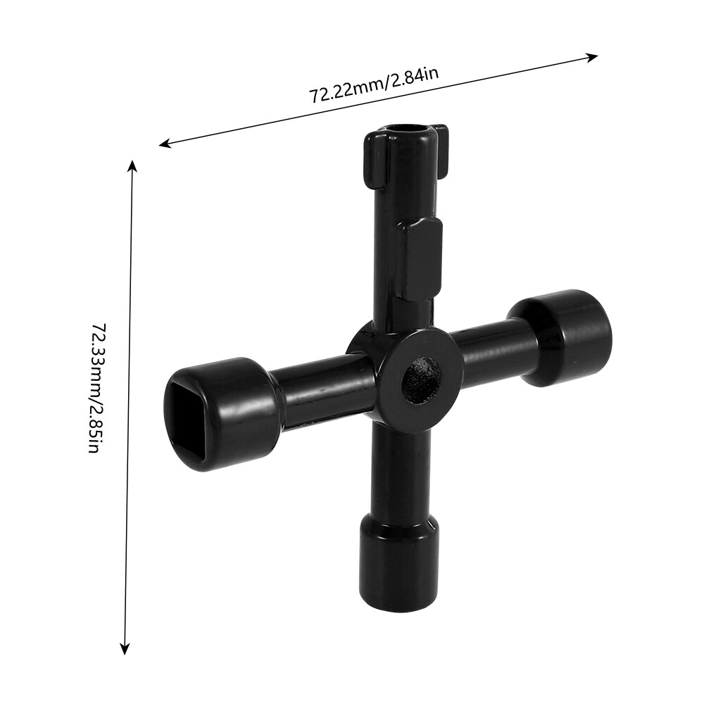 Utilities Key 4 Way Zinc Alloy Cross Key Multifunctional Professional ...