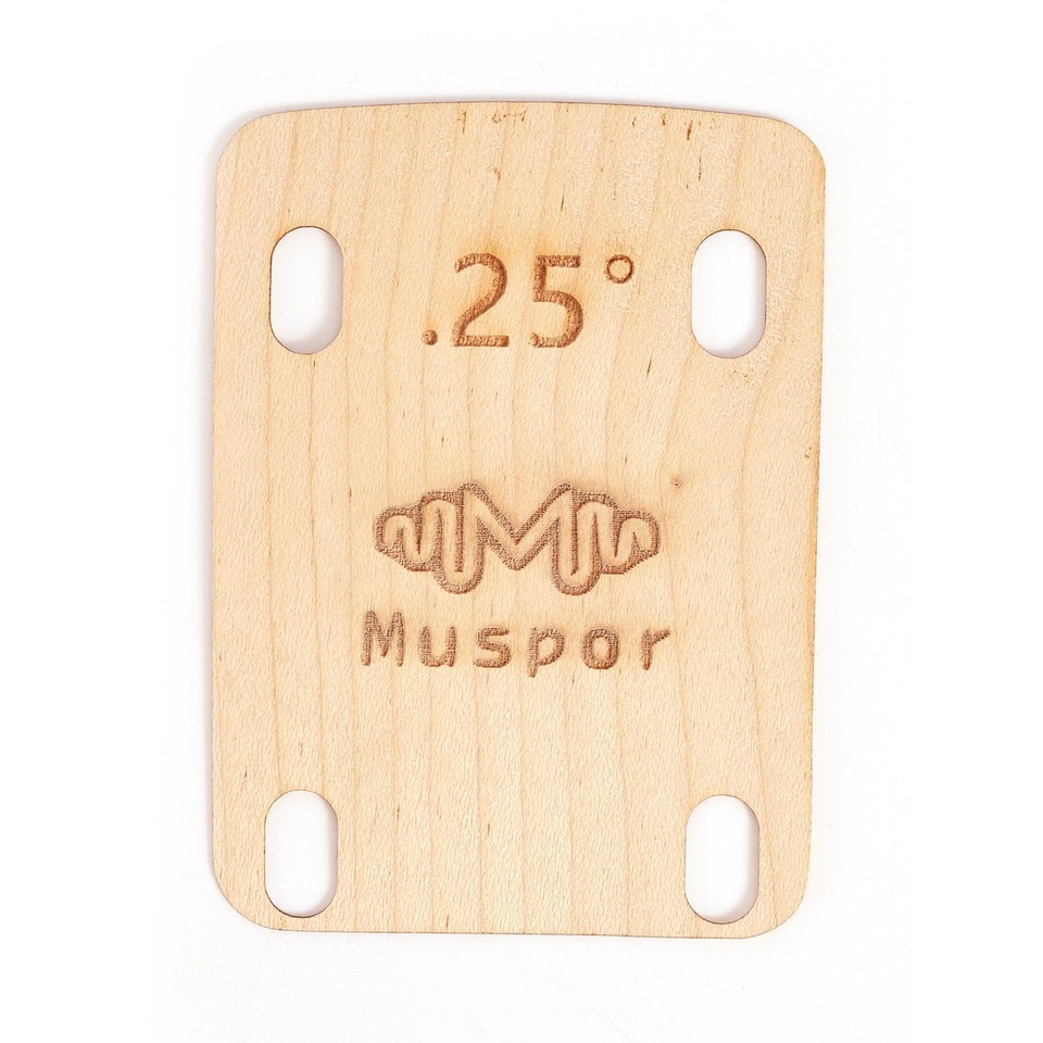 0.25 & 0.5 & 1 Degree taper Neck Shims Fits For Guitar, Shaped, Set of ...