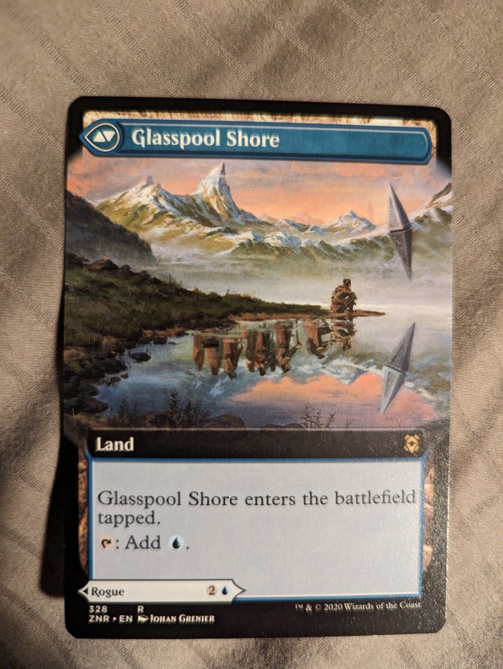 1x Glasspool Mimic Extended Art NM - Zendikar ZNR MTG Magic Pioneer EDH ...