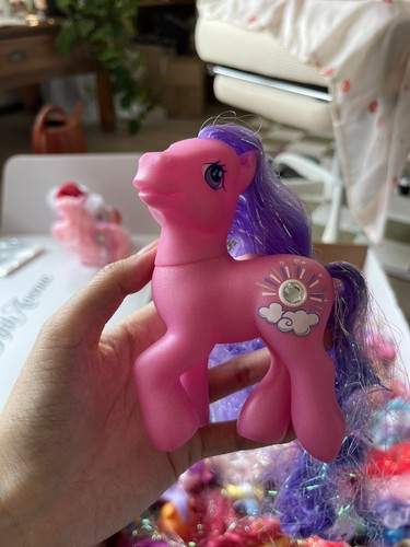 My Little Pony G3 Silver Lining - 2005 Super Long Hair Pony OOAK | eBay