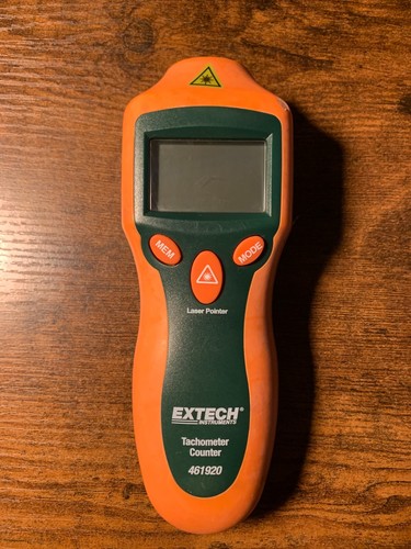 EXTECH 461920 Mini Laser Photo Tachometer Counter | eBay