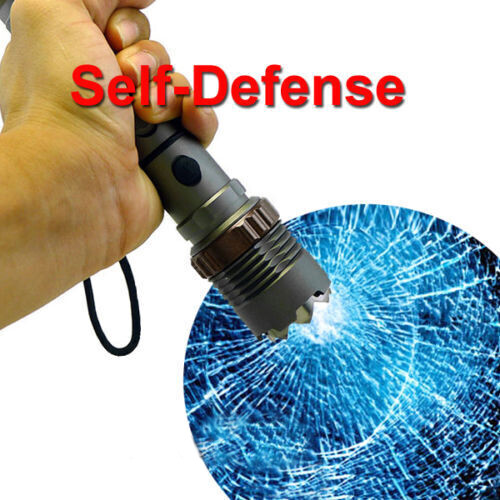 Brightest 2500000LM Police Tactical Flashlight Rechargeable High Power ...