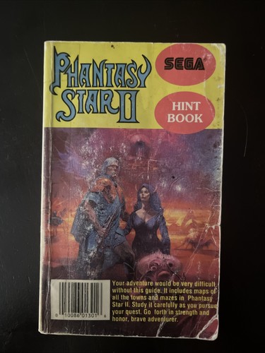 Official Phantasy Star 2 II Hint Book Paperback Sega Genesis | eBay
