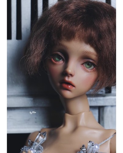 Nude 1/4 BJD MSD Resin Ball-Jointed Doll Tan Skin Girl Doll Free Style ...