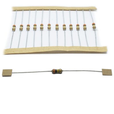 100X CFR0W4J0104A50-ROY100 Resistance: Carbon THT 100kΩ 0.25W ±5% Ø2 ...